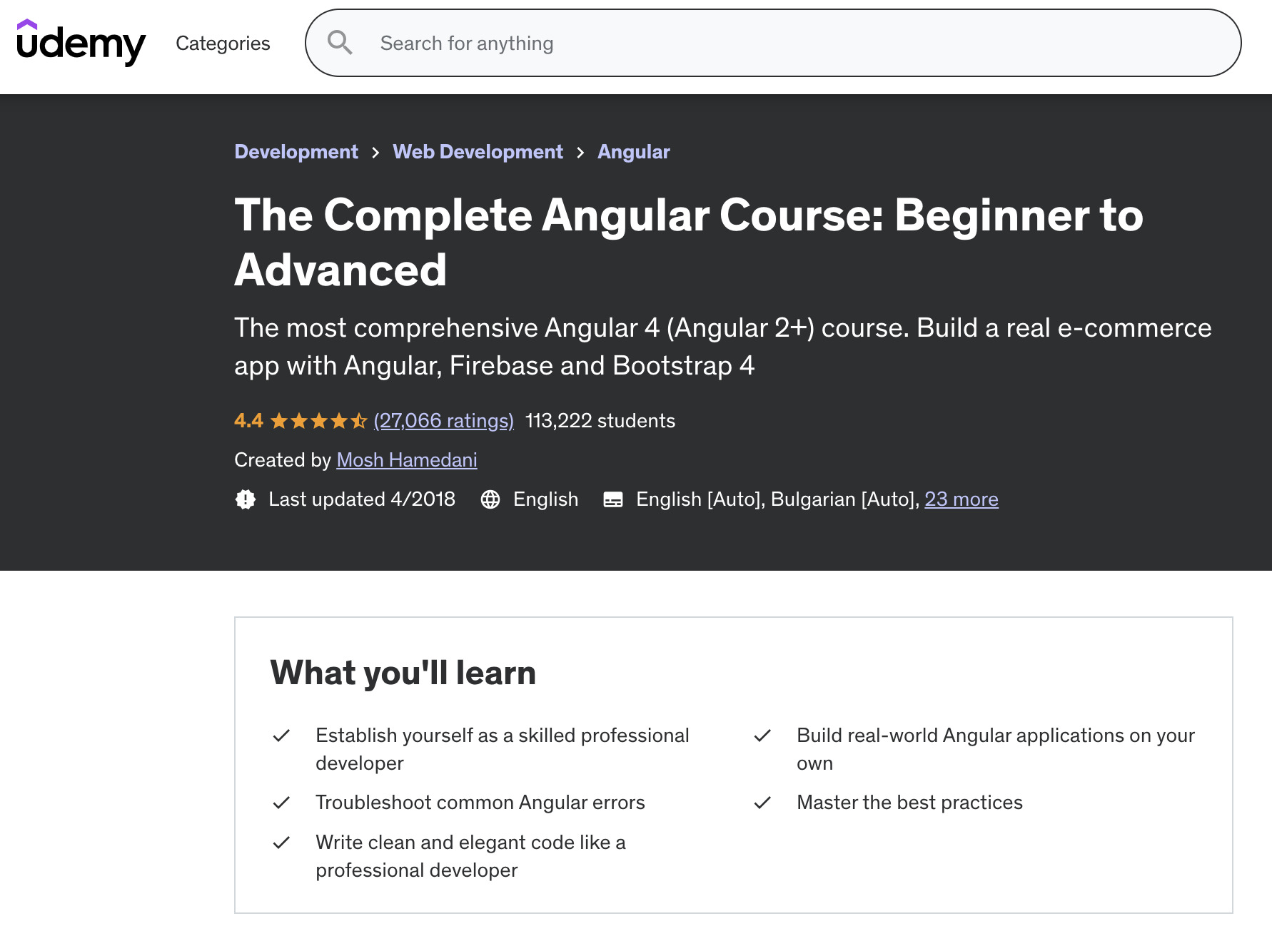 Tự học Angular với 4 khóa học thần thánh - Blog | Got It Vietnam